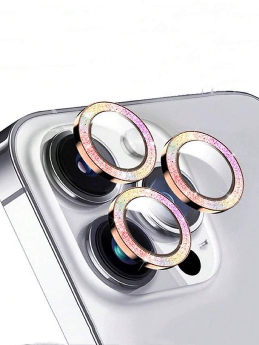 Camera Lens Protective Film Glitter Compatible With IPhone 14/12/11/13 ...