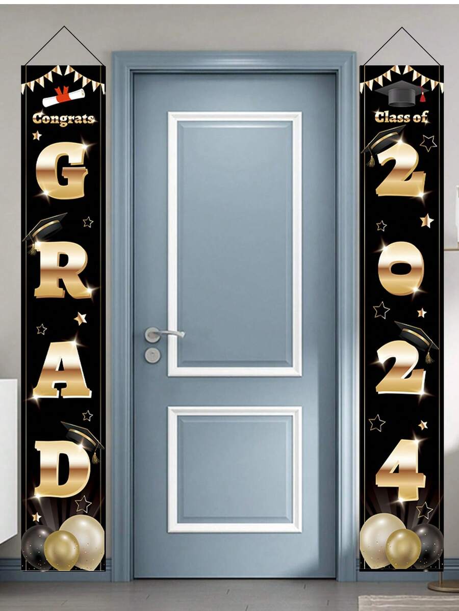 2024 Graduation Season Door Couplet Decoration, Celebrate Graduates ...
