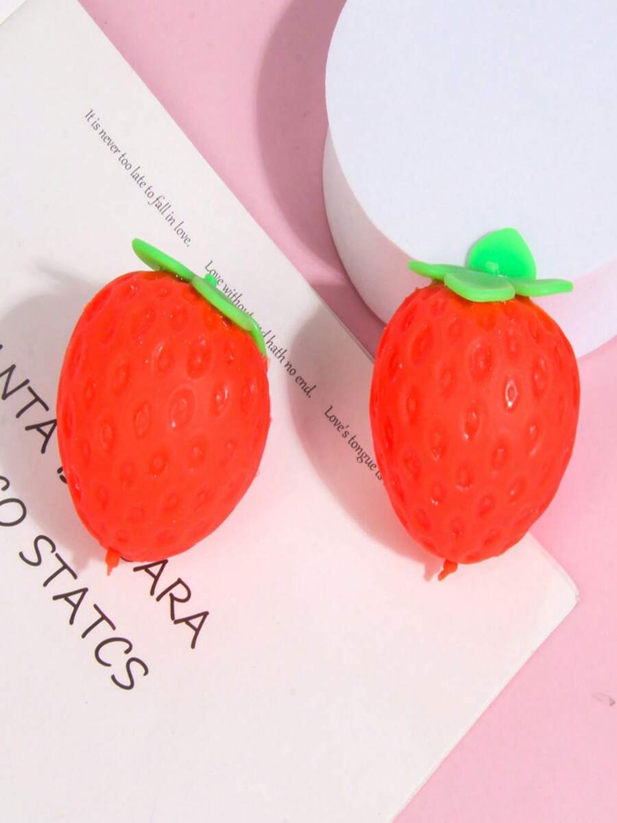 Stress Relief Squishy Strawberry Squeezy Small Strawberry Shape Mind ...