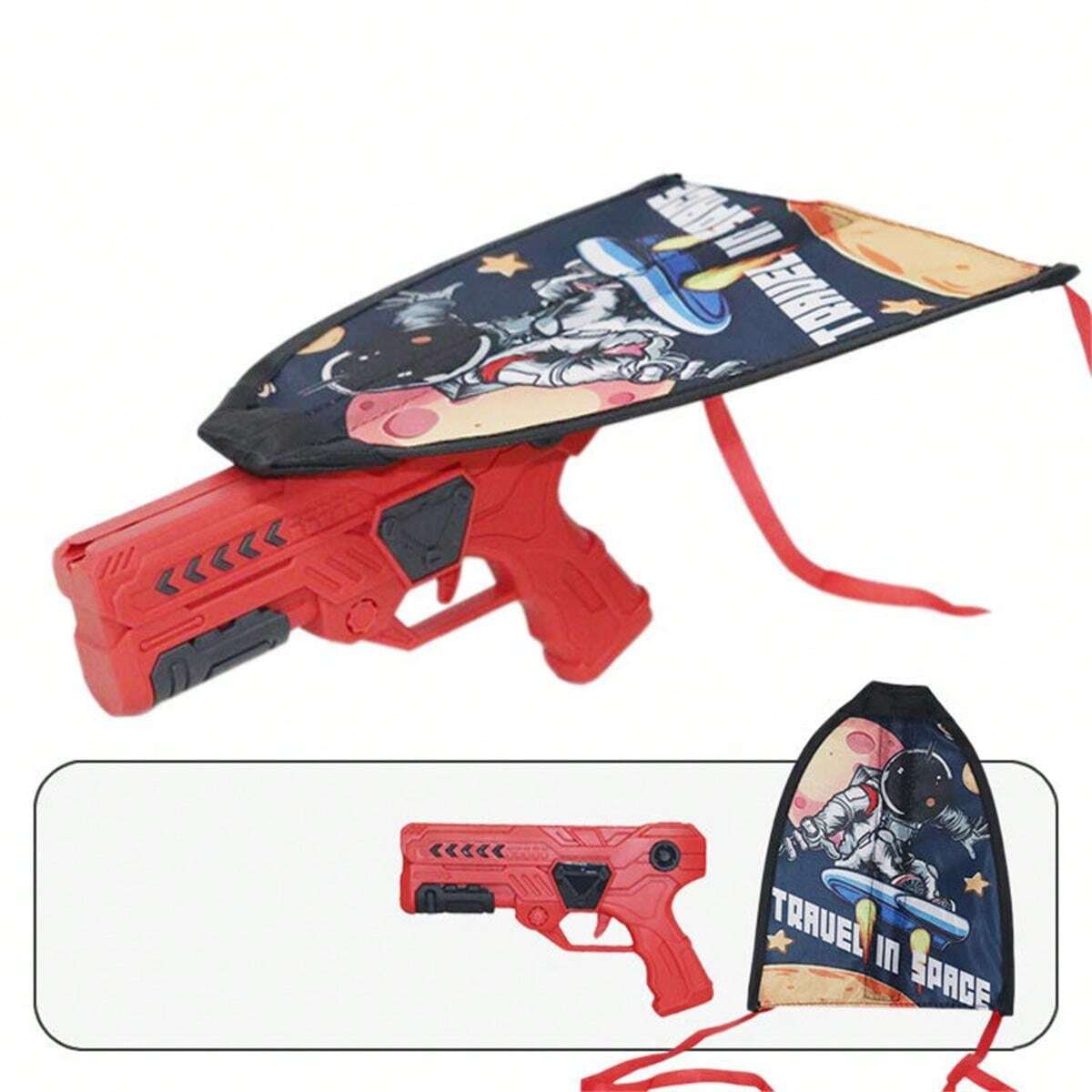 Outdoor Spring-Powered Kite Model Gun, Glider Kite, Portable Hand ...