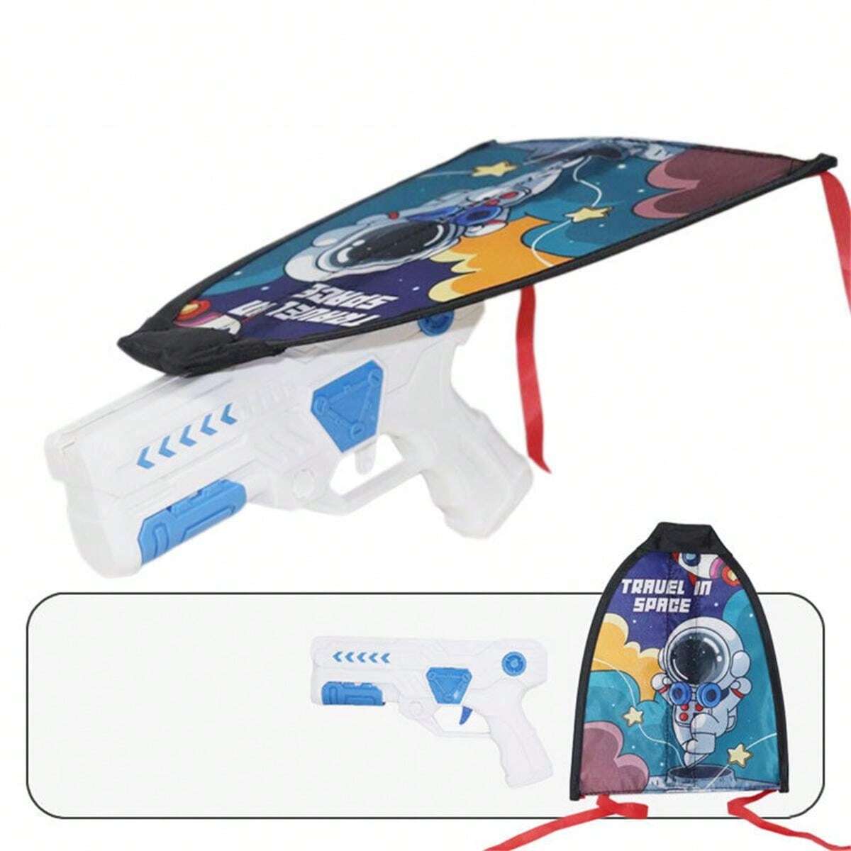 Outdoor Spring-Powered Kite Model Gun, Glider Kite, Portable Hand ...