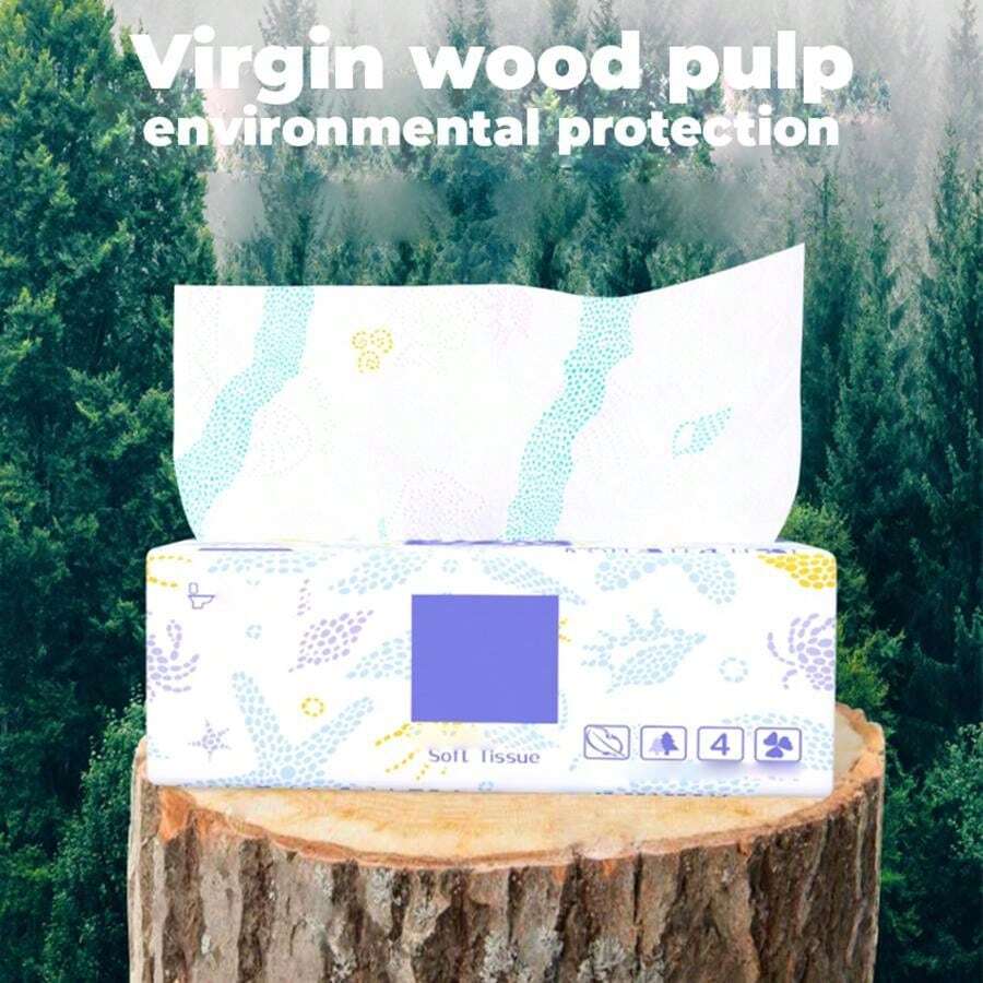 Water-Soluble Tissue, 3 Packs, 4 Layers Ultra-Soft, 80 Sheets/320 ...