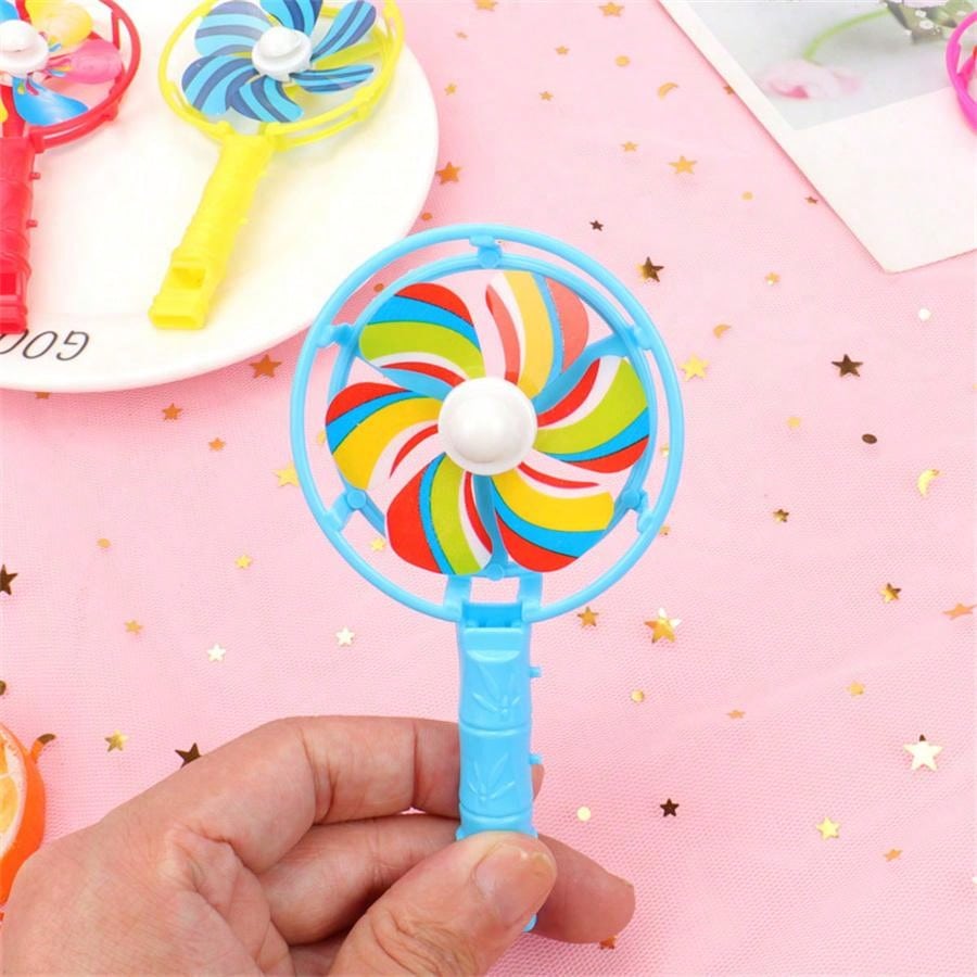 5 Plastic Whistles Windmill Fan Birthday Party Gift Toy Party Gift ...