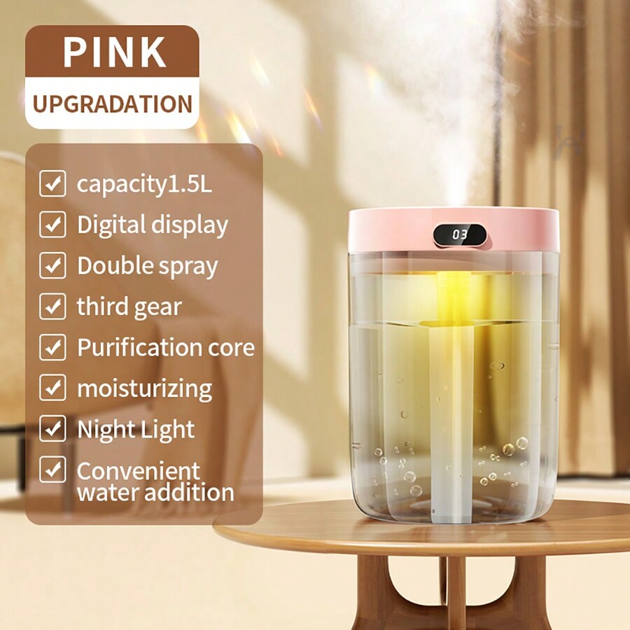 1PC USB Power Cord 1500ML Large Capacity New Upgraded Air Humidifier ...