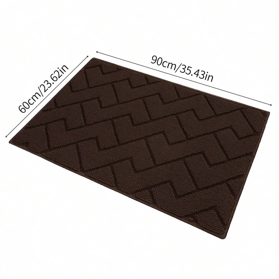Indoor Door Mat, Front And Back Rubber Backed Non-Slip Door Mat, 24 ...