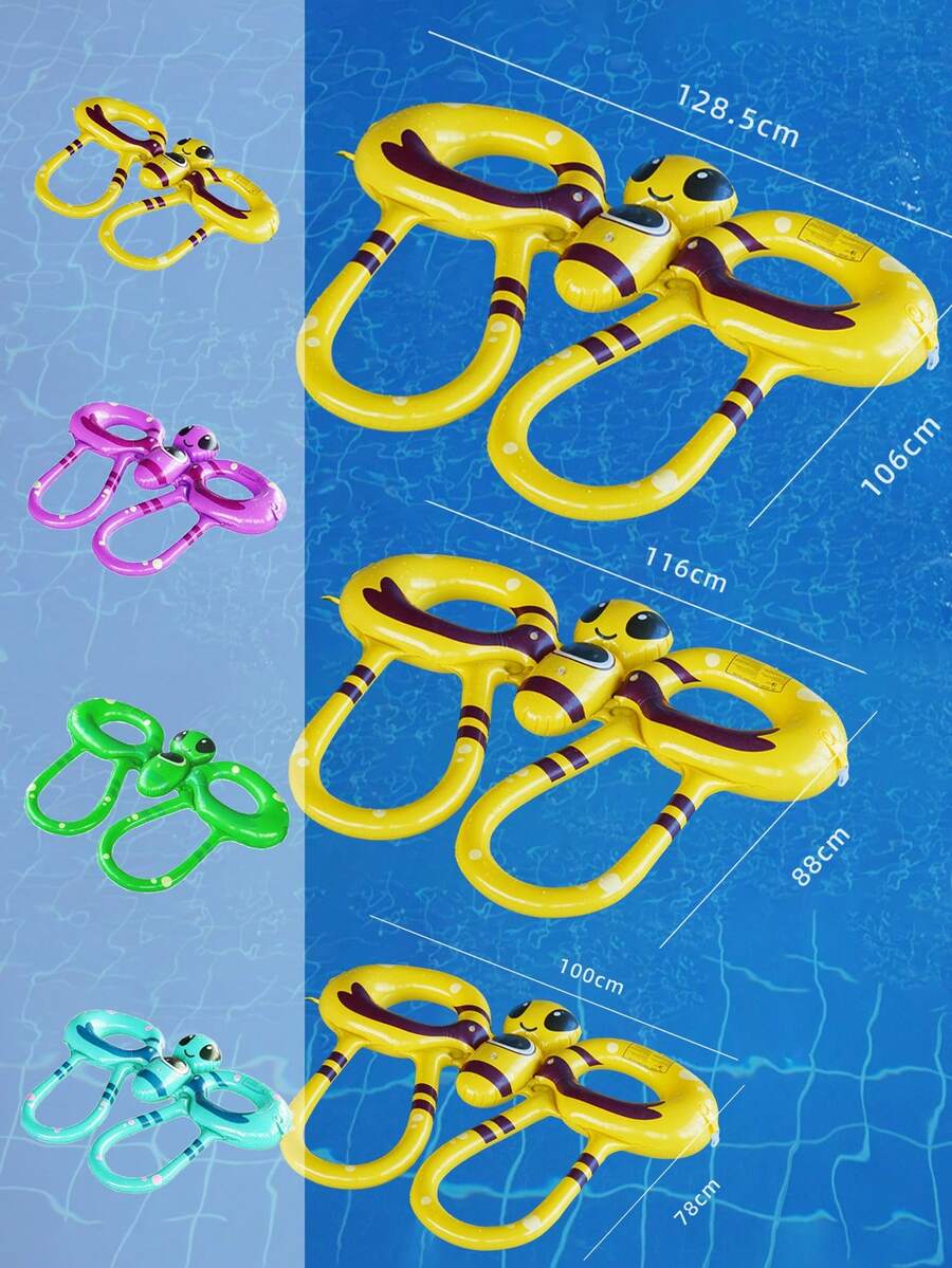 2024 New Inflatable Alien Design Colored Pvc Swimsuit Floating Row For ...