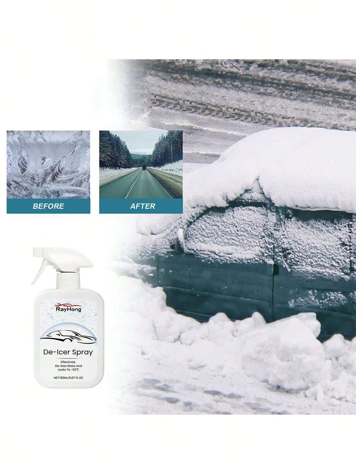 Window Defrosting Agent Car Windshield Cleaning Maintenance Anti Icing ...