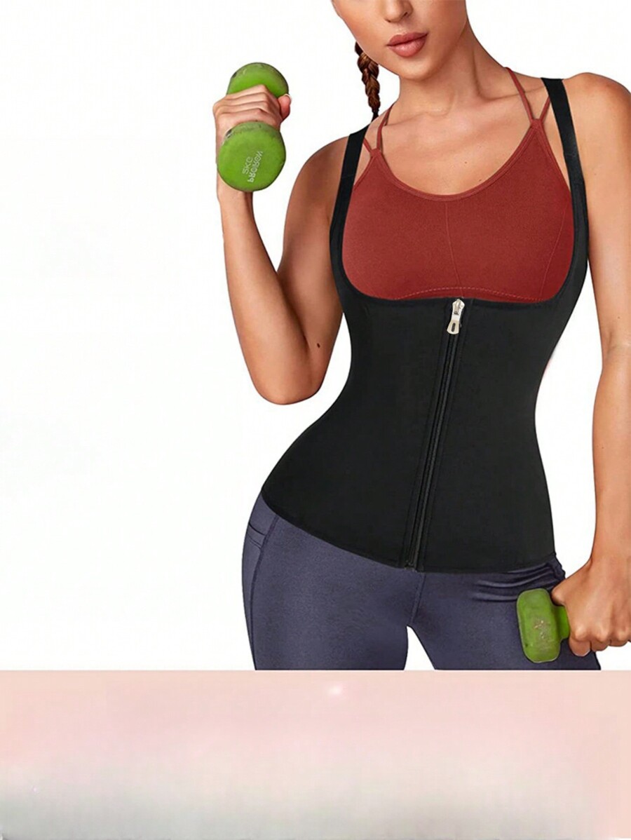 1pc Sports Waist Trainer, Posture Corrector, Adjustable Back Support ...