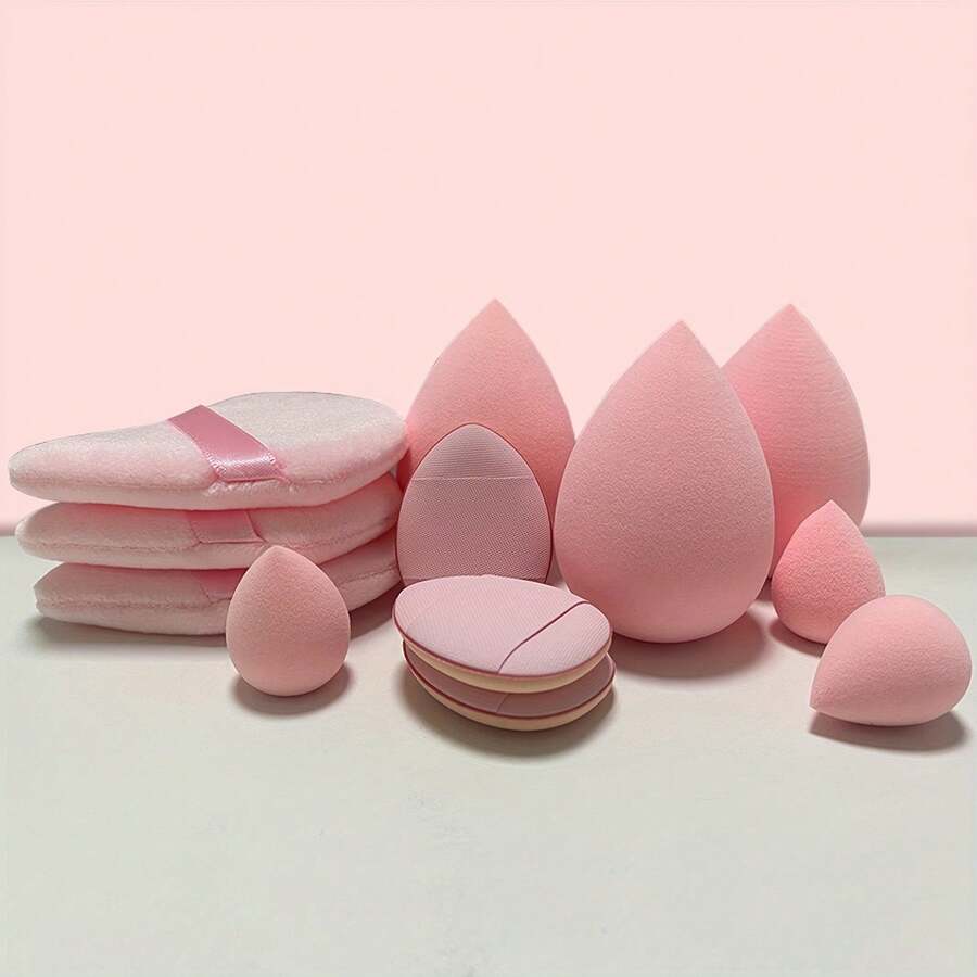 12pcs Makeup Sponges Set - 12 Pieces For Flawless Wet & Dry Coverage ...