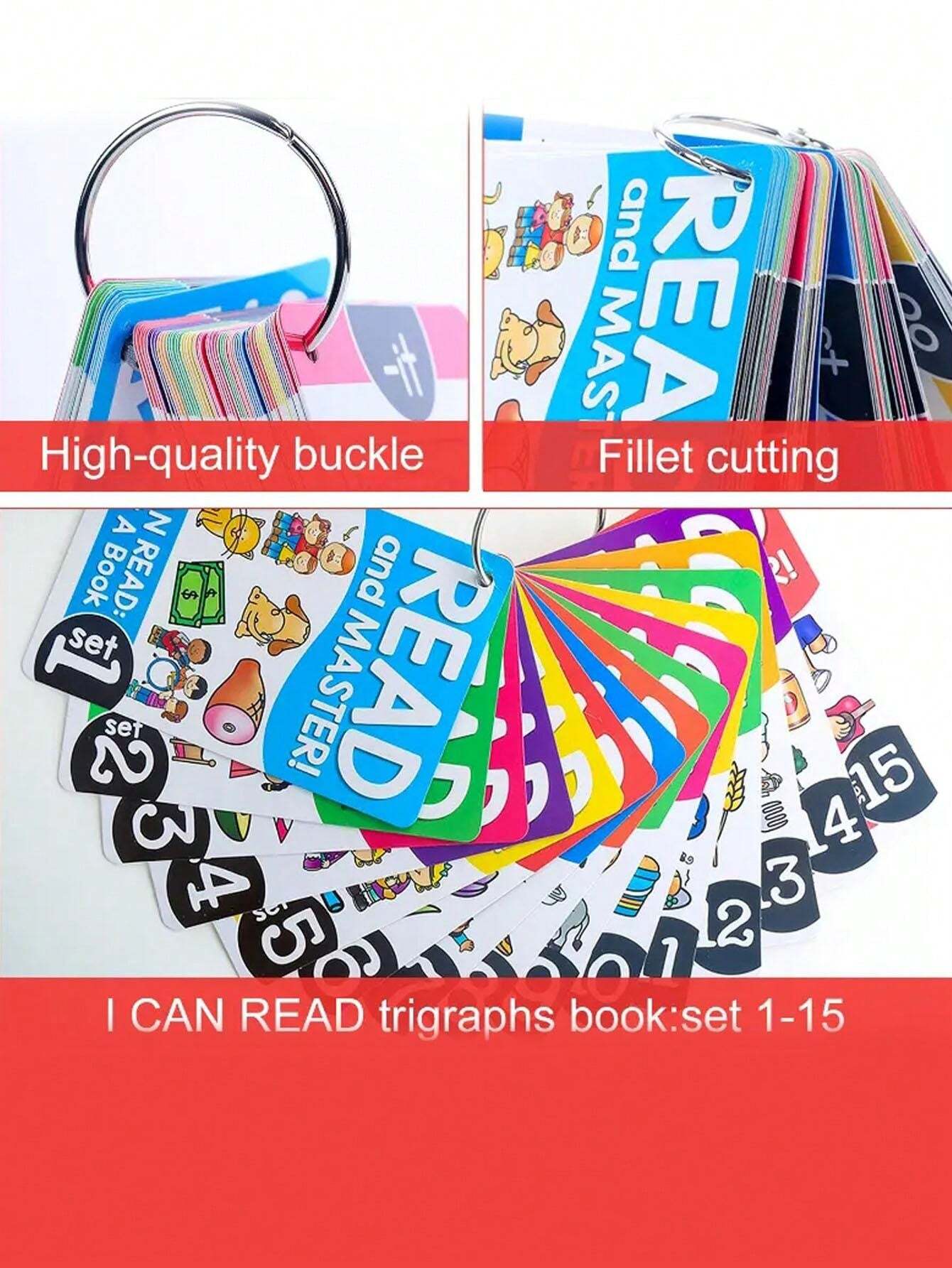67pcs (112 Contents) Waterproof Natural Phonics English Learning ...