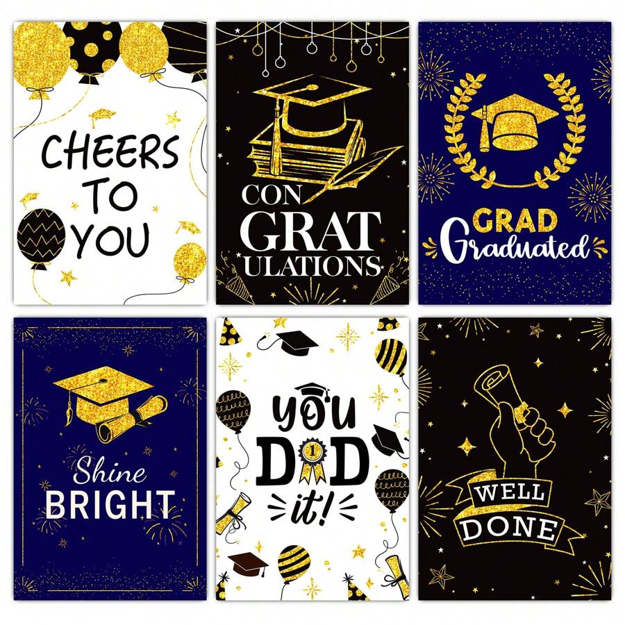 Graduation Cards 24PCS, Graduation Cards 2024, Congrats Grad Cards With ...