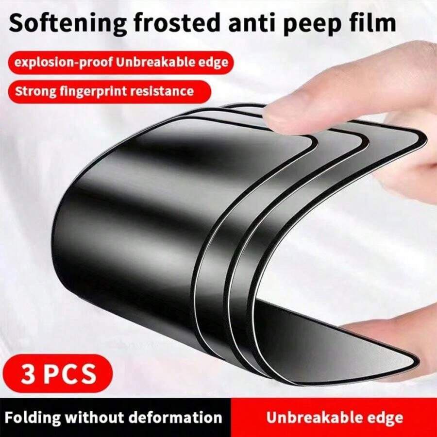 3 Pieces Matte Ceramic Hd Privacy Protective Film Compatible With ...