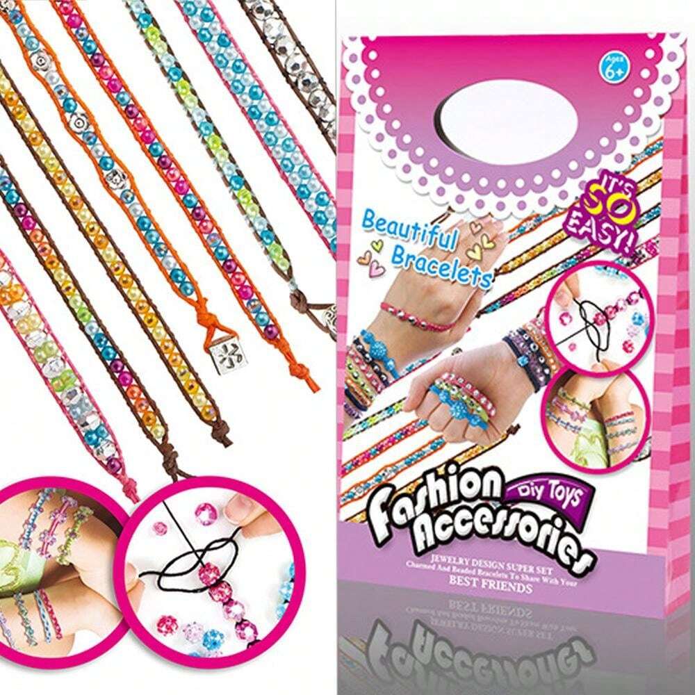 Diy Braiding Puzzle Interactive Creative Friendship Bracelet, Leisure ...