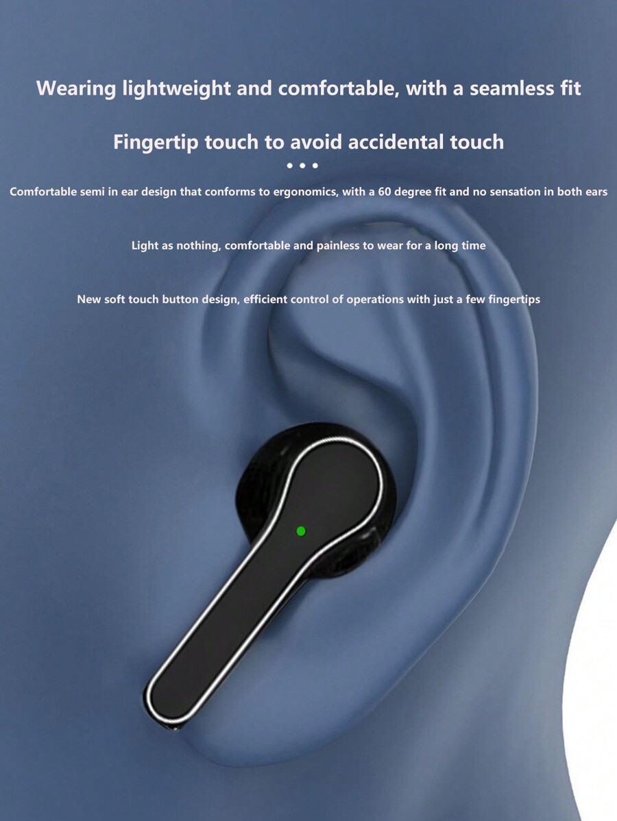 YS-08 Digital Noise Reduction Wireless Earbuds With Charging Display ...