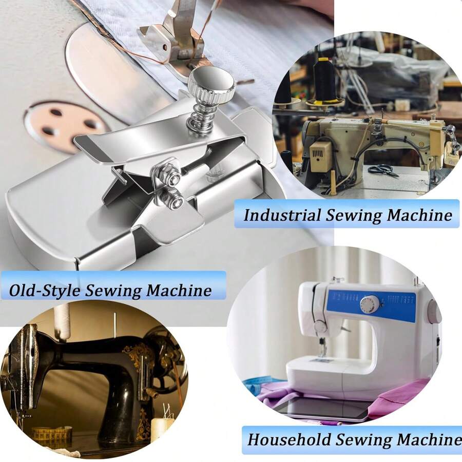 1pc Silver Stainless Steel Multi-Function Magnetic Sewing Machine Seam ...