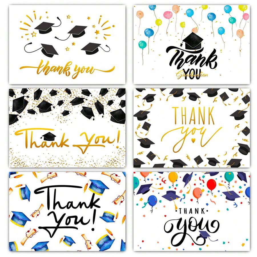 Graduation Cards 24PCS, Graduation Thank You Cards 2024, Thank You Gra ...