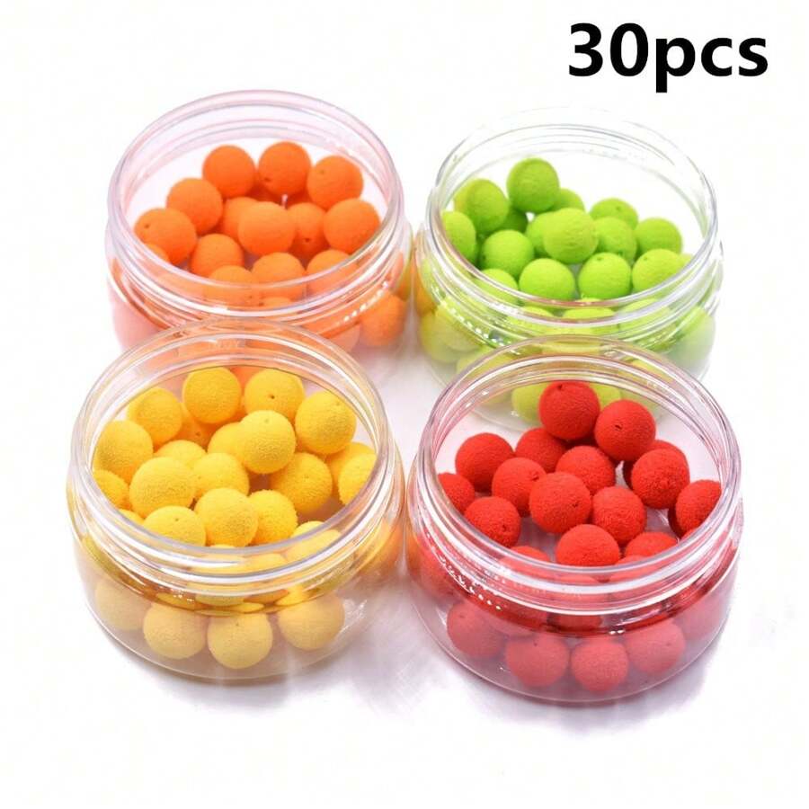 30pcs10mm/12mm Scented Fishing Carp Bait Bubble Eggs/5 Flavours ...