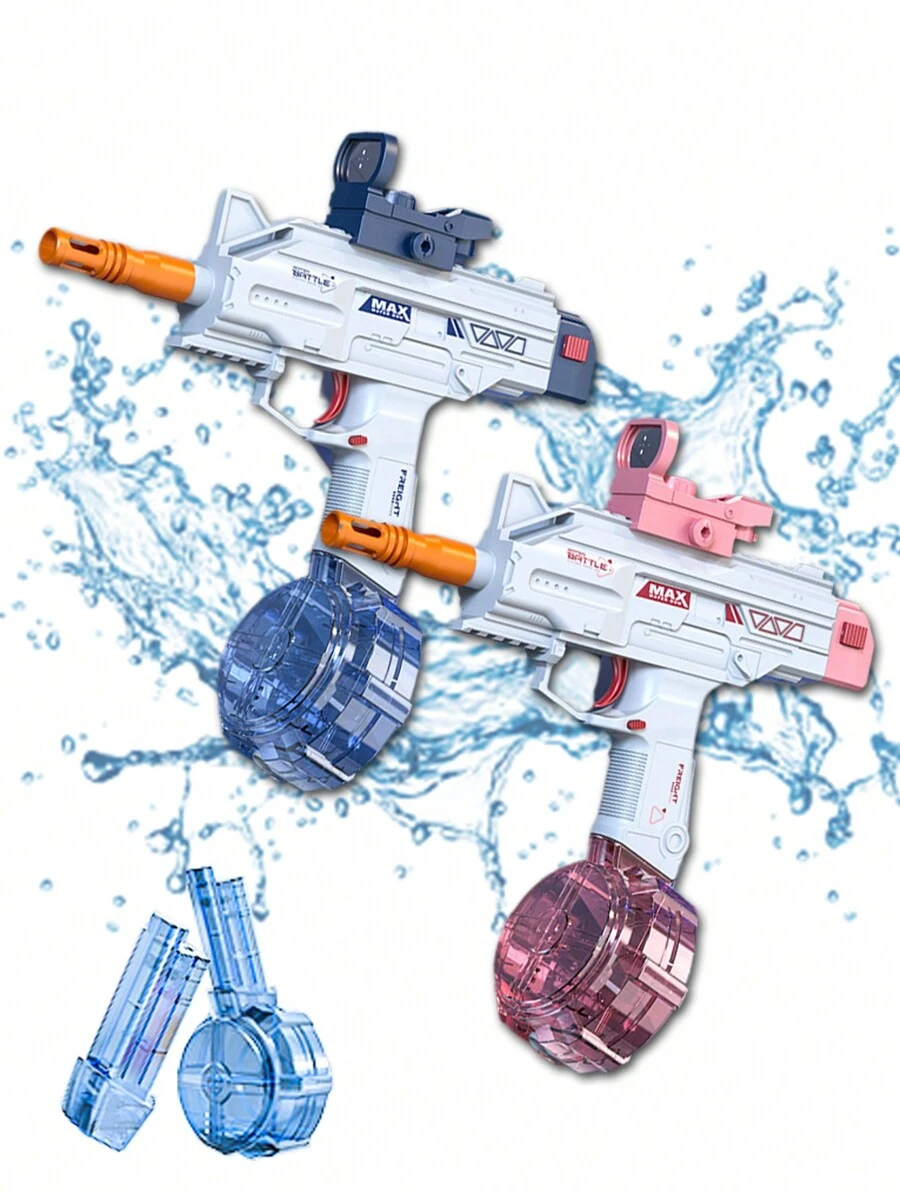 1 SET Elektrisk UZI vattenpistol, kraftfulla automatiska vattenpistoler ...