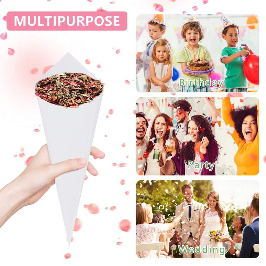 1 Pc Confetti Cones And Stand Tray Paper Cone Box 20 Holes Suitable ...