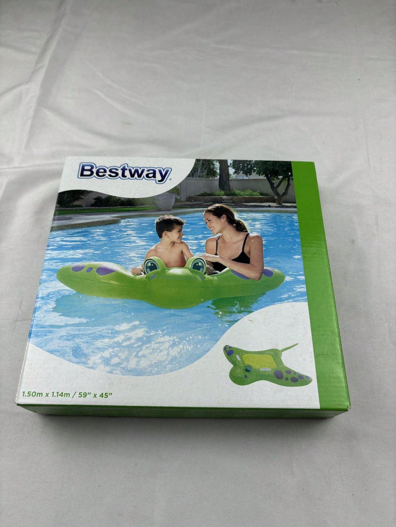Green Electric Stingray Inflatable Water Ride-On 150*114cm | SHEIN EUR
