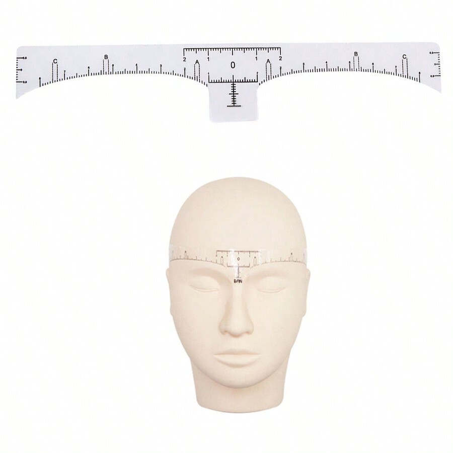 10pcs Disposable Eyebrow Stencil For Microblading, Clear Adhesive ...