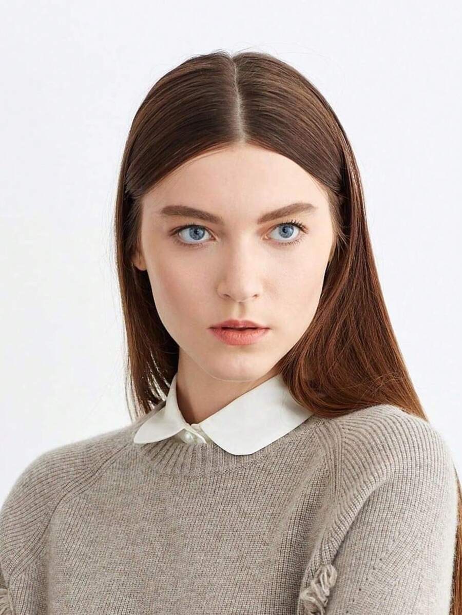 Fake Collar Detachable Dickey Collar Blouse Half Shirts Peter Pan Faux ...