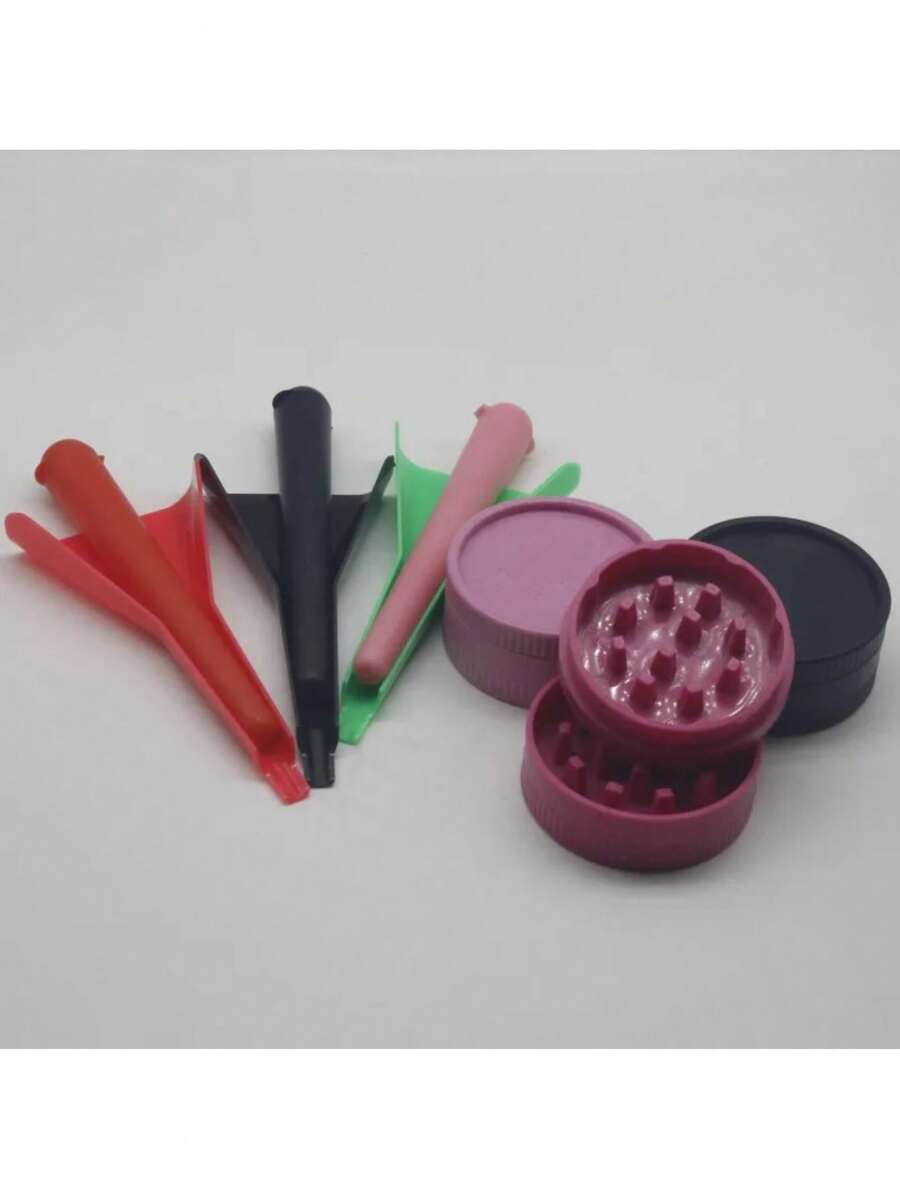 Portable 2-Layers 55MM Grinder Plastic Cone Funnel Loader Cone Tube ...