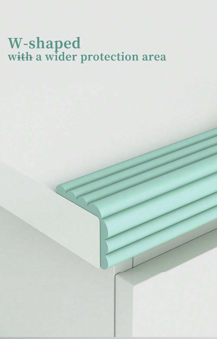 2m Baby Safe Table Edge Guard Strip, Soft Foam Rubber Cushion Protector ...