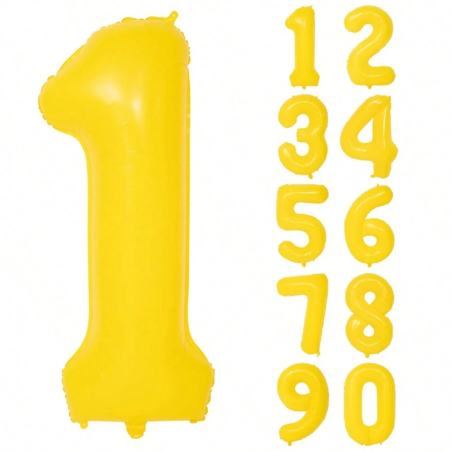 40 Inch Large Numbers Balloons ,Foil Mylar Big Number Balloons For ...
