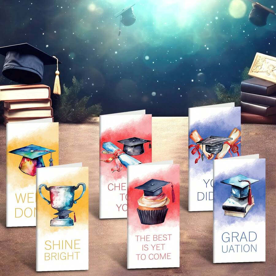 Graduation Cards 24PCS, Graduation Card Money Holder 2024, Graduation ...