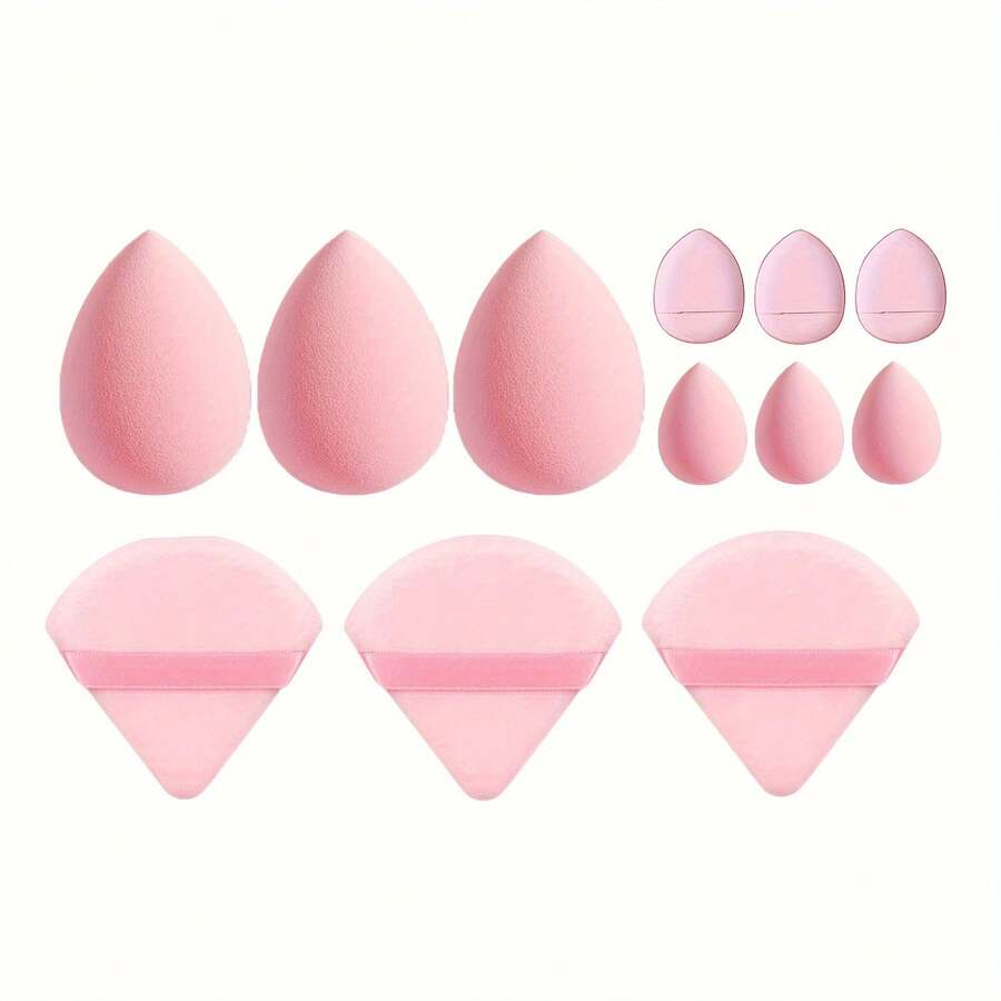 12pcs Makeup Sponges Set - 12 Pieces For Flawless Wet & Dry Coverage ...