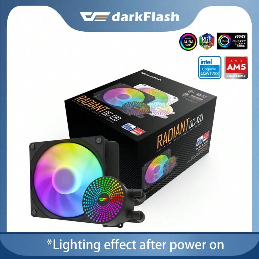 Aigo Darkflash DC120 Water Cooler CPU Cooling Computer RGB Water ...