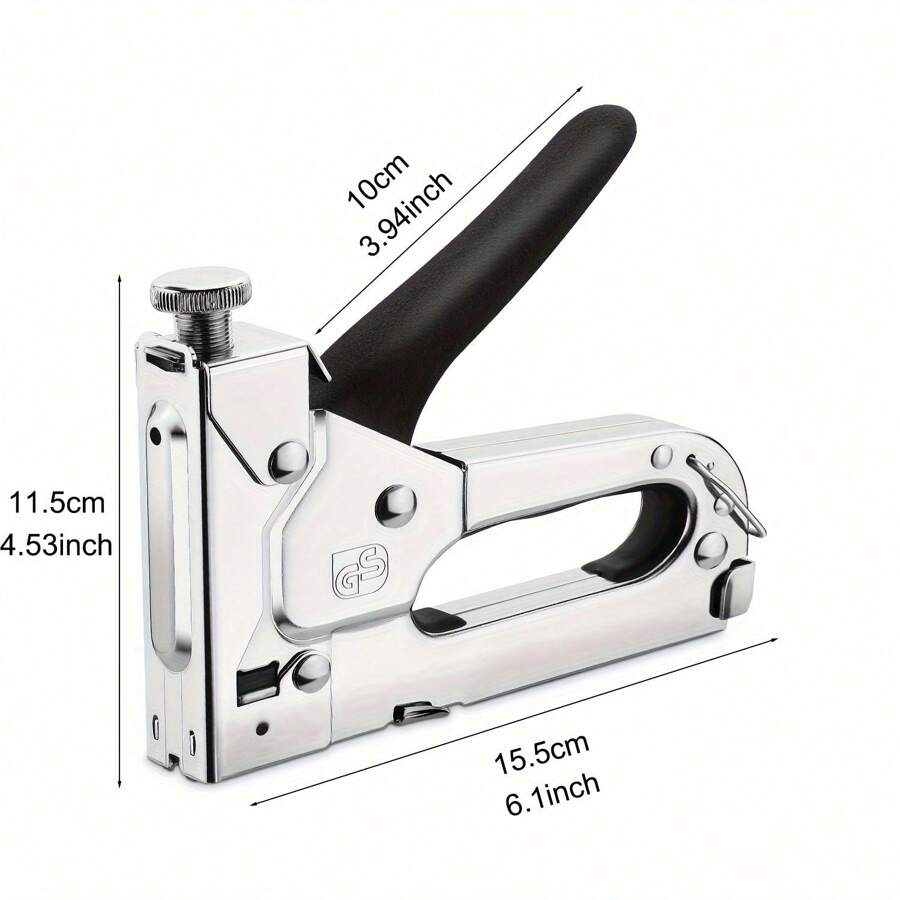 1 Set 3 In 1 Heavy Duty Staple Gun Set With 300 Staples, For Fixing ...