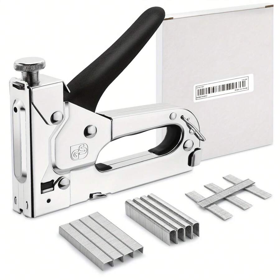 1 Set 3 In 1 Heavy Duty Staple Gun Set With 300 Staples, For Fixing ...