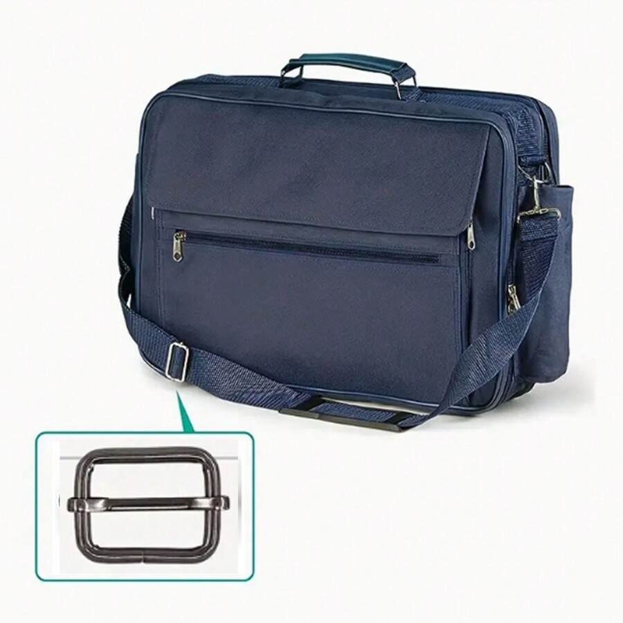 10 Gray Metal Sliding Buckle Rectangular Adjustable Webbing Sliders ...