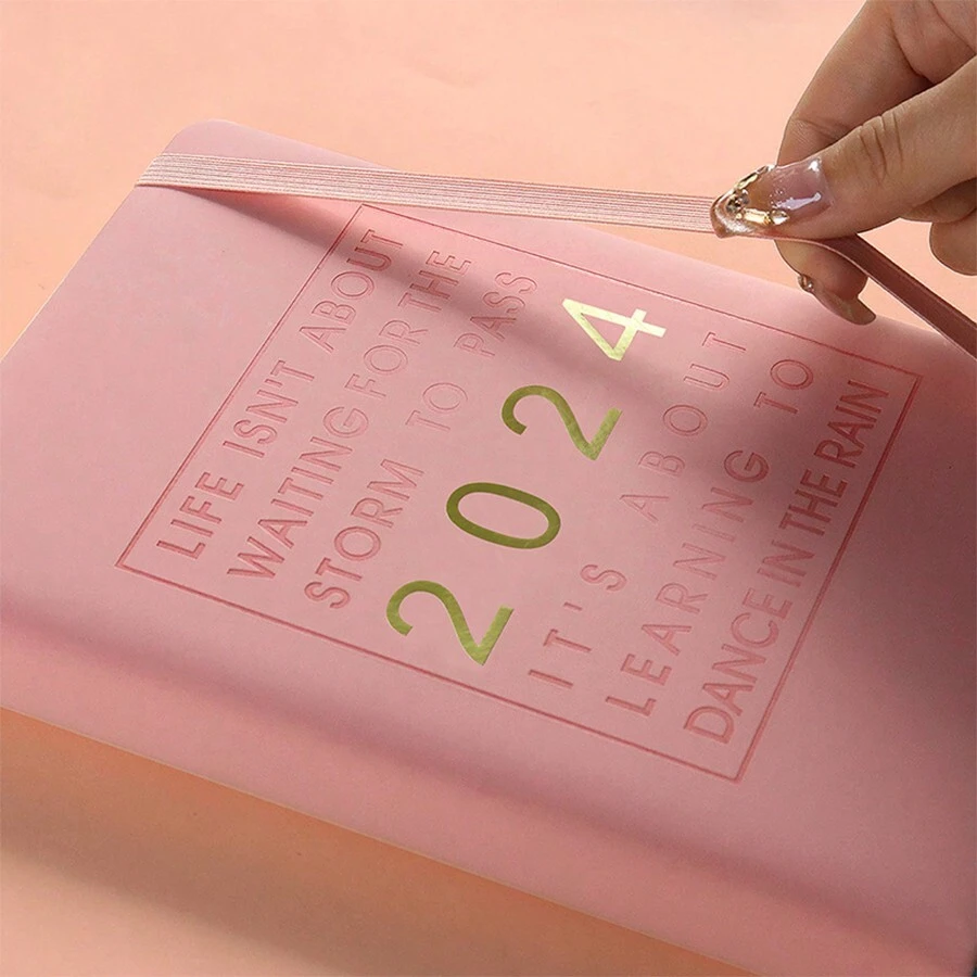 A Customized Planner For 2024 With Chinese And English Calendars, Daily ...