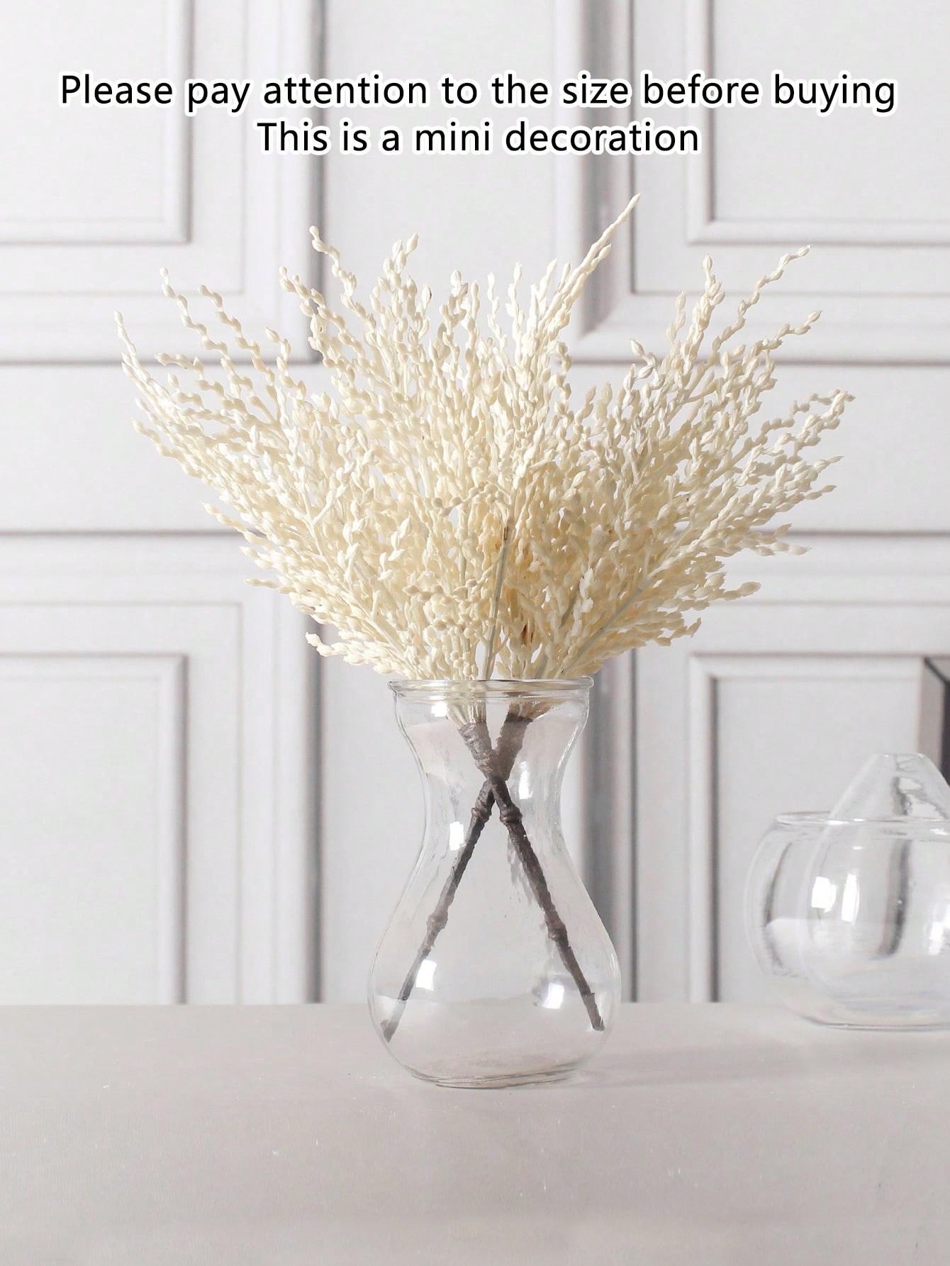 1pc Artificial Wheat Stalk With 7 Branches - Home Living Room Garden ...