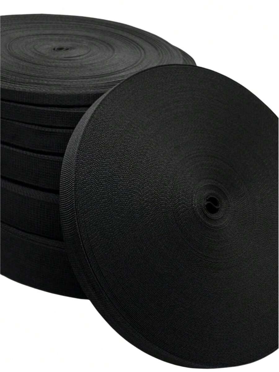 Nylon 2.54cm Webbing - 10 Yards Black 1 Inch Webbing Suitable For ...