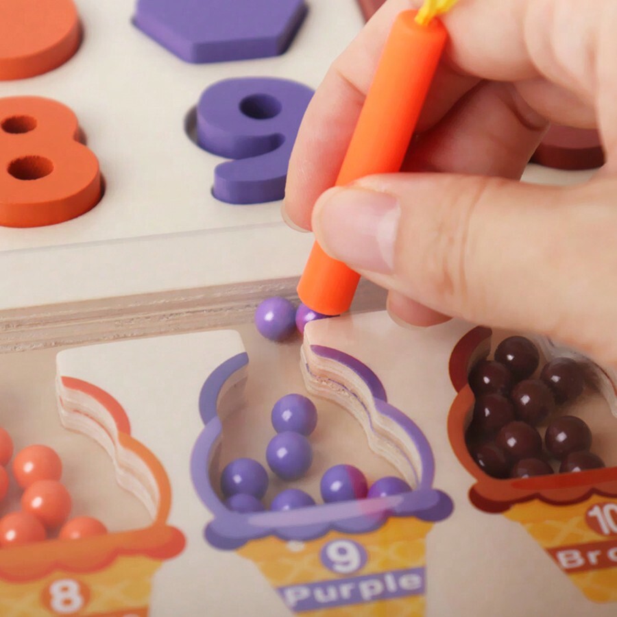 3 In 1 Montessori Toys For 3+ Year Old, Educational Magnetic Color And ...