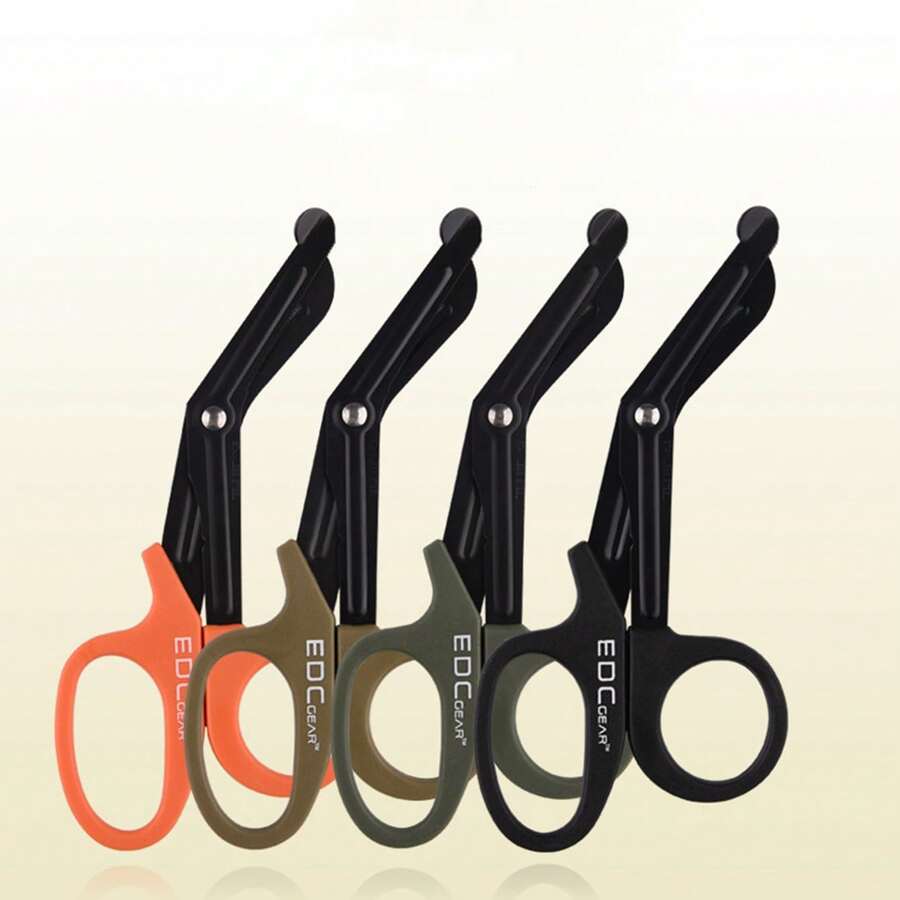 One 50g 18.3X9.2cm Stainless Steel EDC EMS Scissors With Fine Teeth For ...