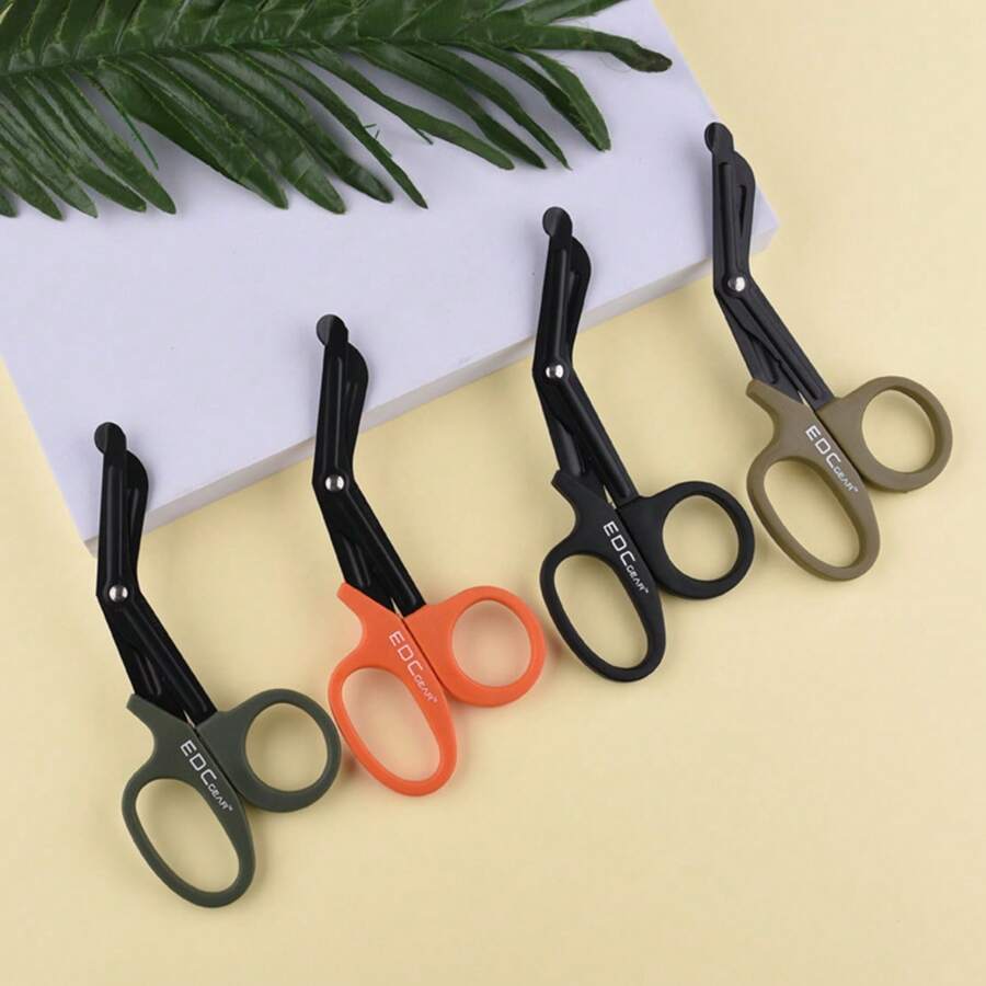 One 50g 18.3X9.2cm Stainless Steel EDC EMS Scissors With Fine Teeth For ...