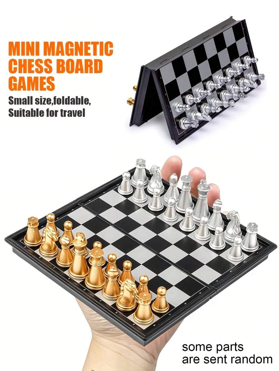 Magnetic Chess Set, Perfect For Training, Luxury Gold & Silver Set ...