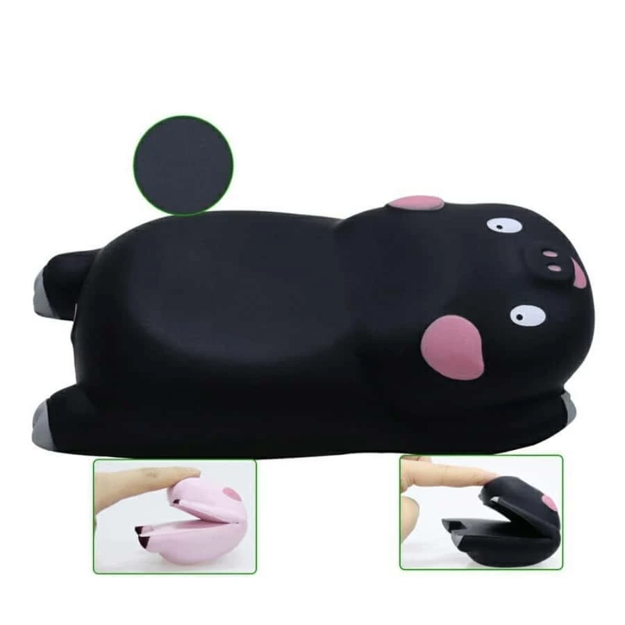 Slow Rebound Heart-Shaped Ergonomic Memory Foam Pig Wrist Rest Mouse ...