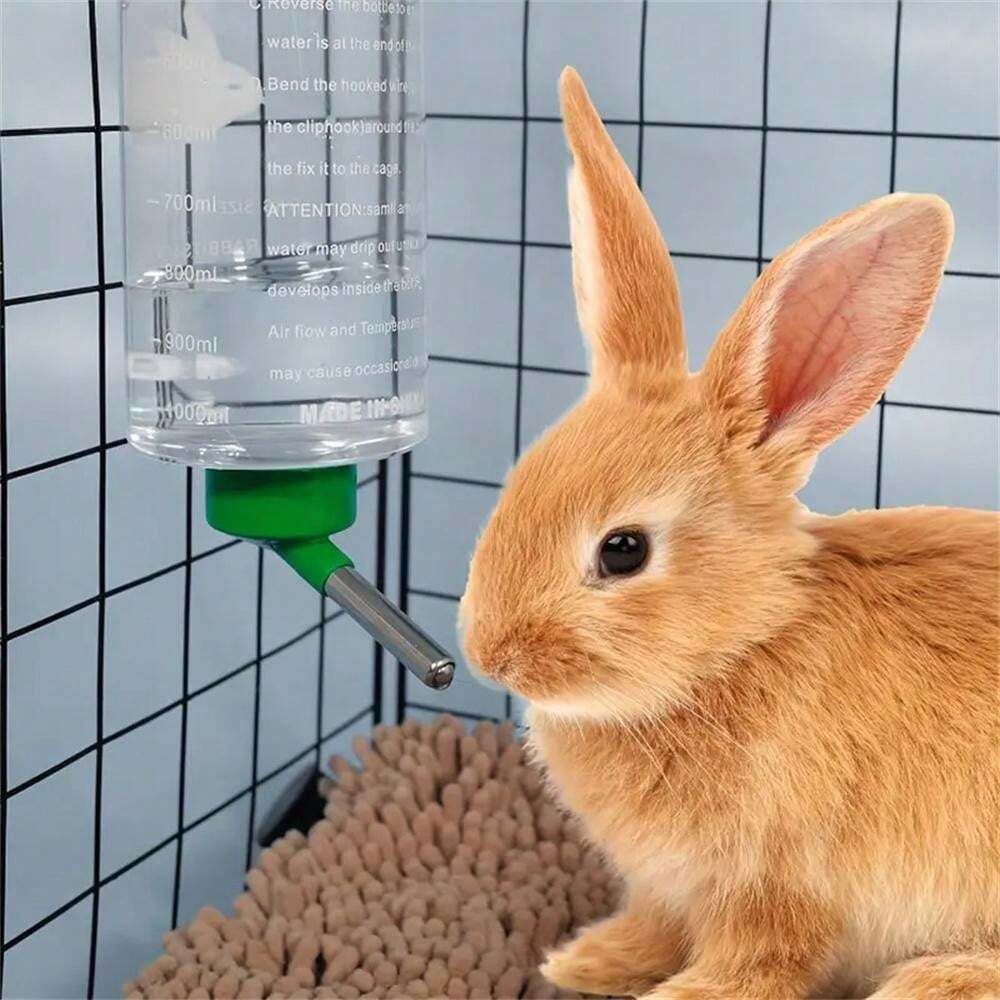 1 stuk Staal 1000ml Duurzaam Hangend Waterfles Voor Konijn ...