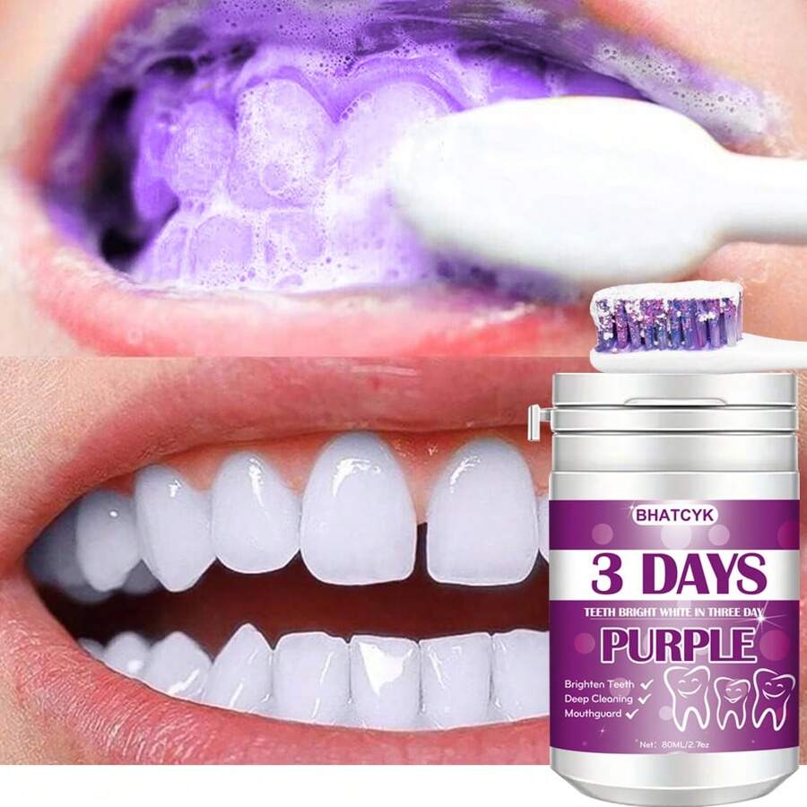 BHATCYK 3-Day Teeth Powder, For Controlling Dental Plaque, Mint Flavor ...