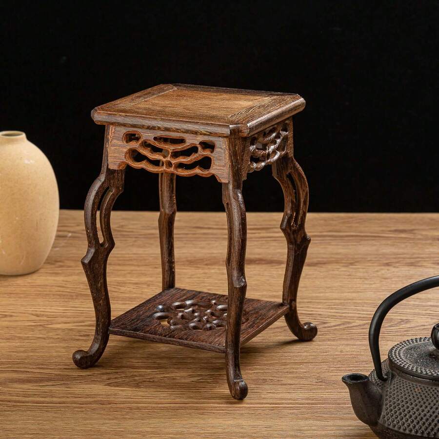 Beautiful Hand Craft Rosewood Traditional Chinese Vase Stand For Small ...