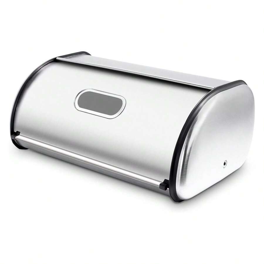 Stainless Steel Bread Box For Kitchen Countertop, Extra Thick Sturdy ...