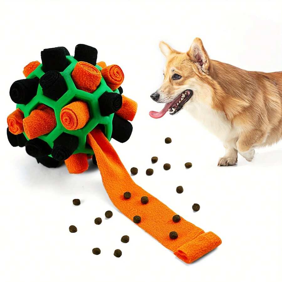 1pc Snuffle Dog Toy Ball, Interactive Feeding Ball Portable Puzzle Toy ...
