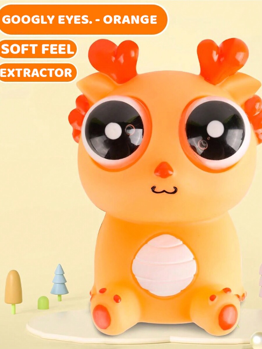 Staring Little Dragon Stress Relief Toy Pinching Explosive Eyeballs ...