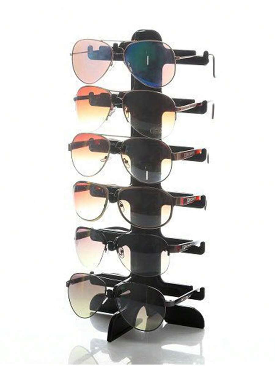 1pc Black Plastic Eyeglass Display Stand, Desktop Eyeglasses Sunglasses ...